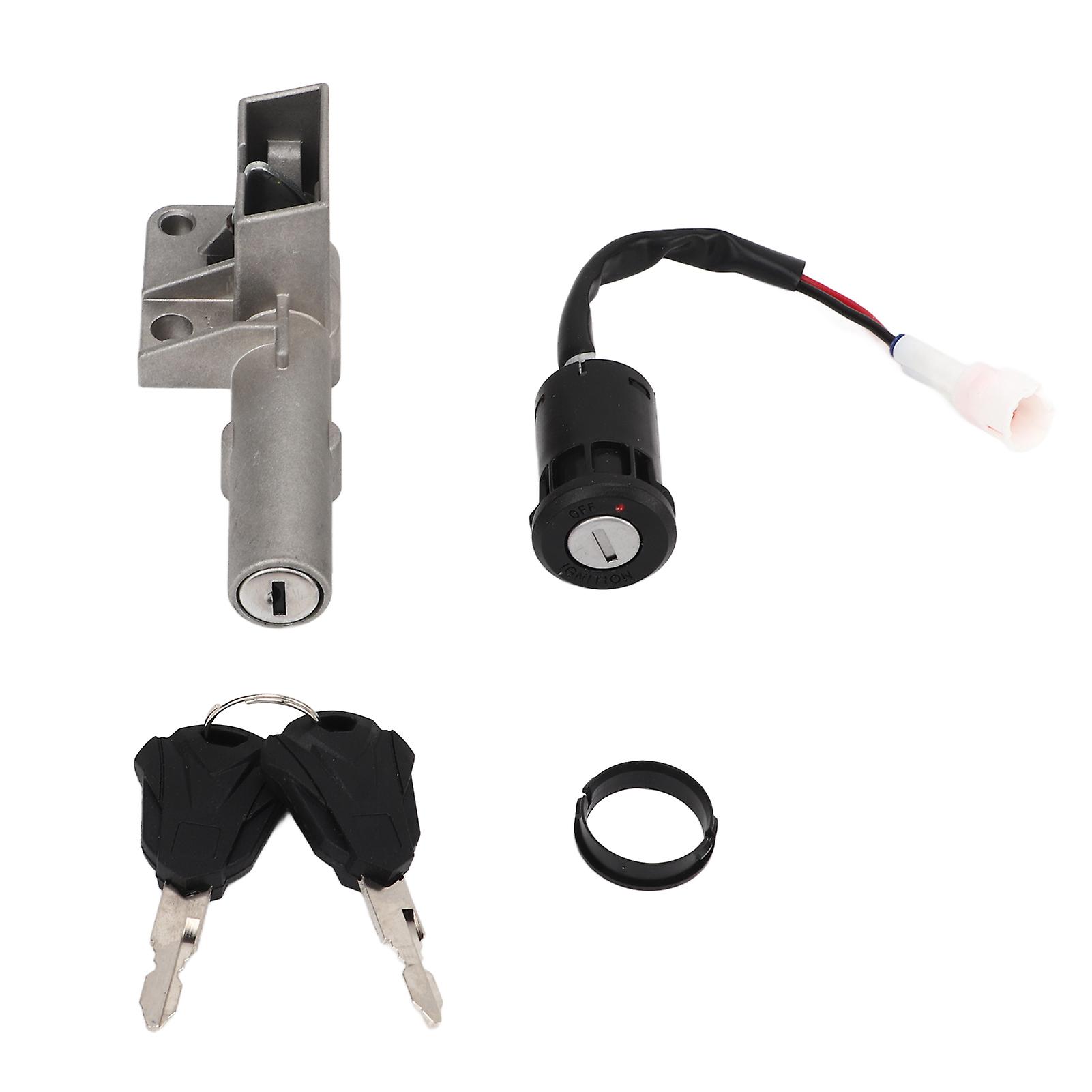 Ignition Lock Cylinder Set Lock Switch Assembly With 2 Key Replacement ...