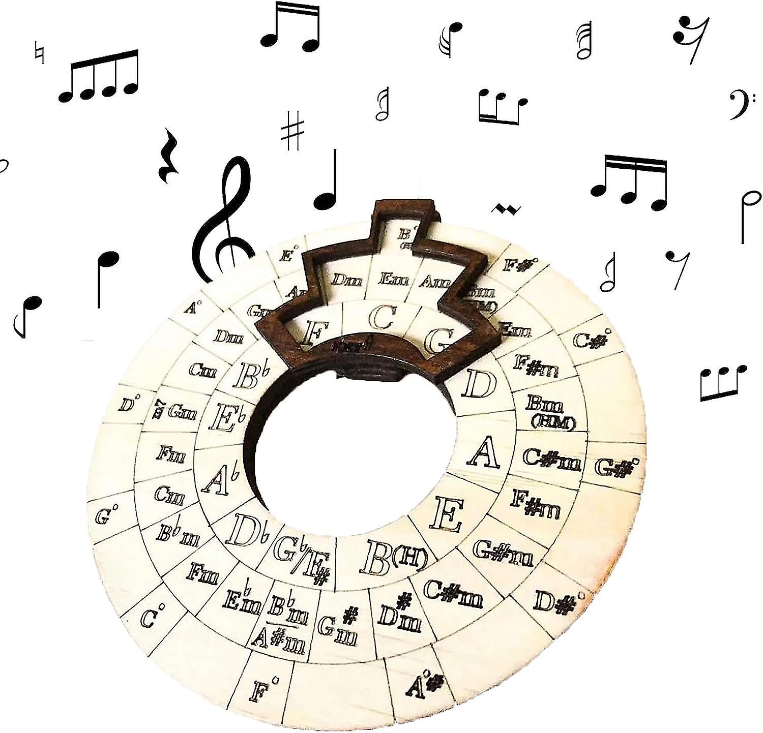 Wooden Melody Tool Circle Wooden Wheel And Musical Educational Tool ...