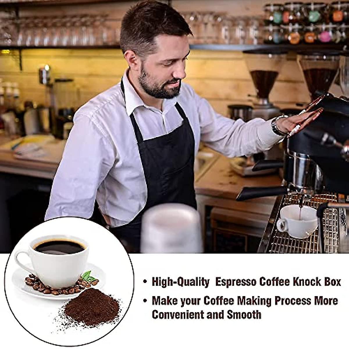 Espresso Knock Box Coffee Knock Box For Barista Abs Coffee Grind Knock ...
