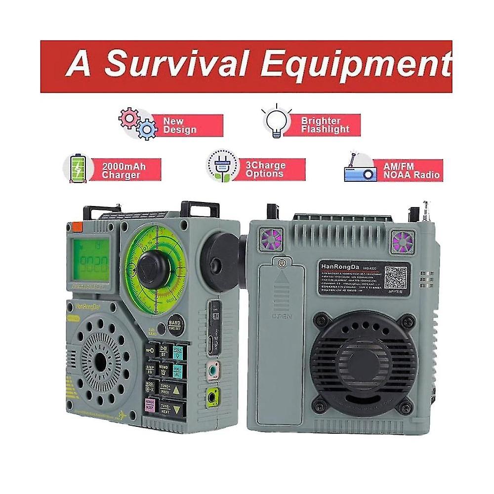 Portable Multiband Radio Mf Mw Sw Vhf Aviation Band Maritime Supports T ...