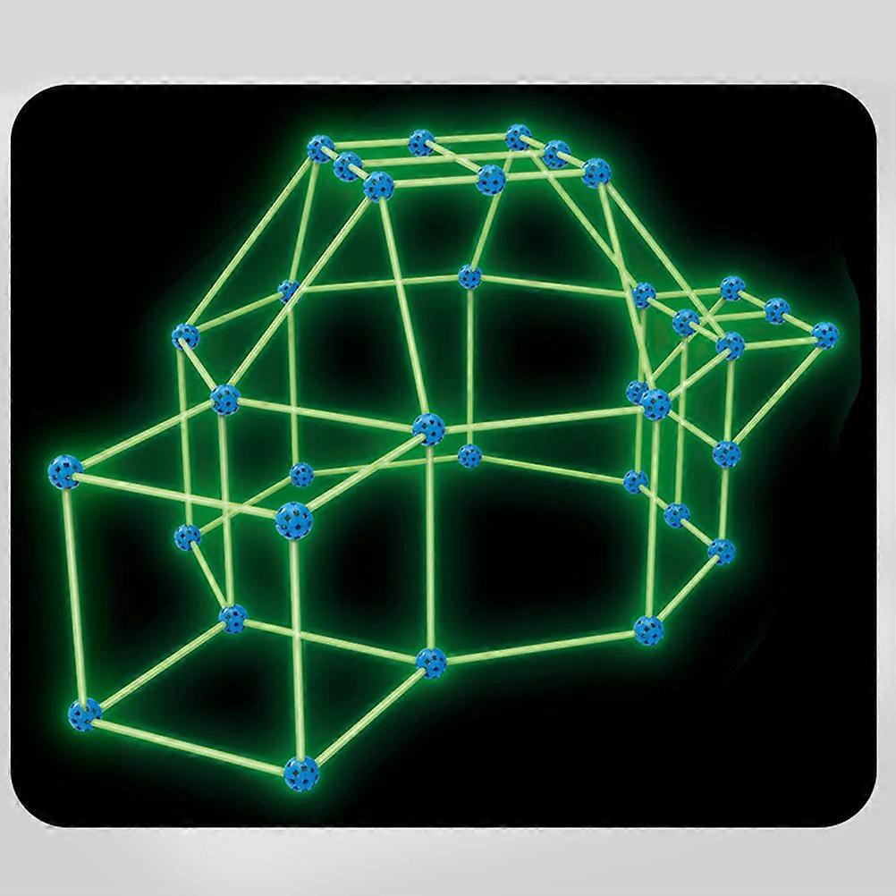 2021 Upgraded Kids Glowing In The Dark Fort Building Kit - DIY Fun ...