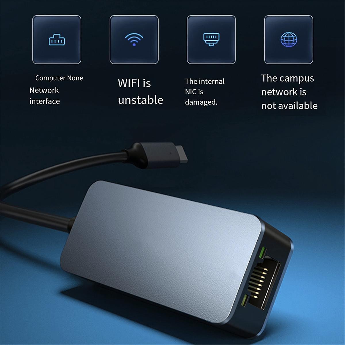 2500mbps Ethernet To Rj45 2.5g Usb 3.0 Wired Adapter Converter Lan ...