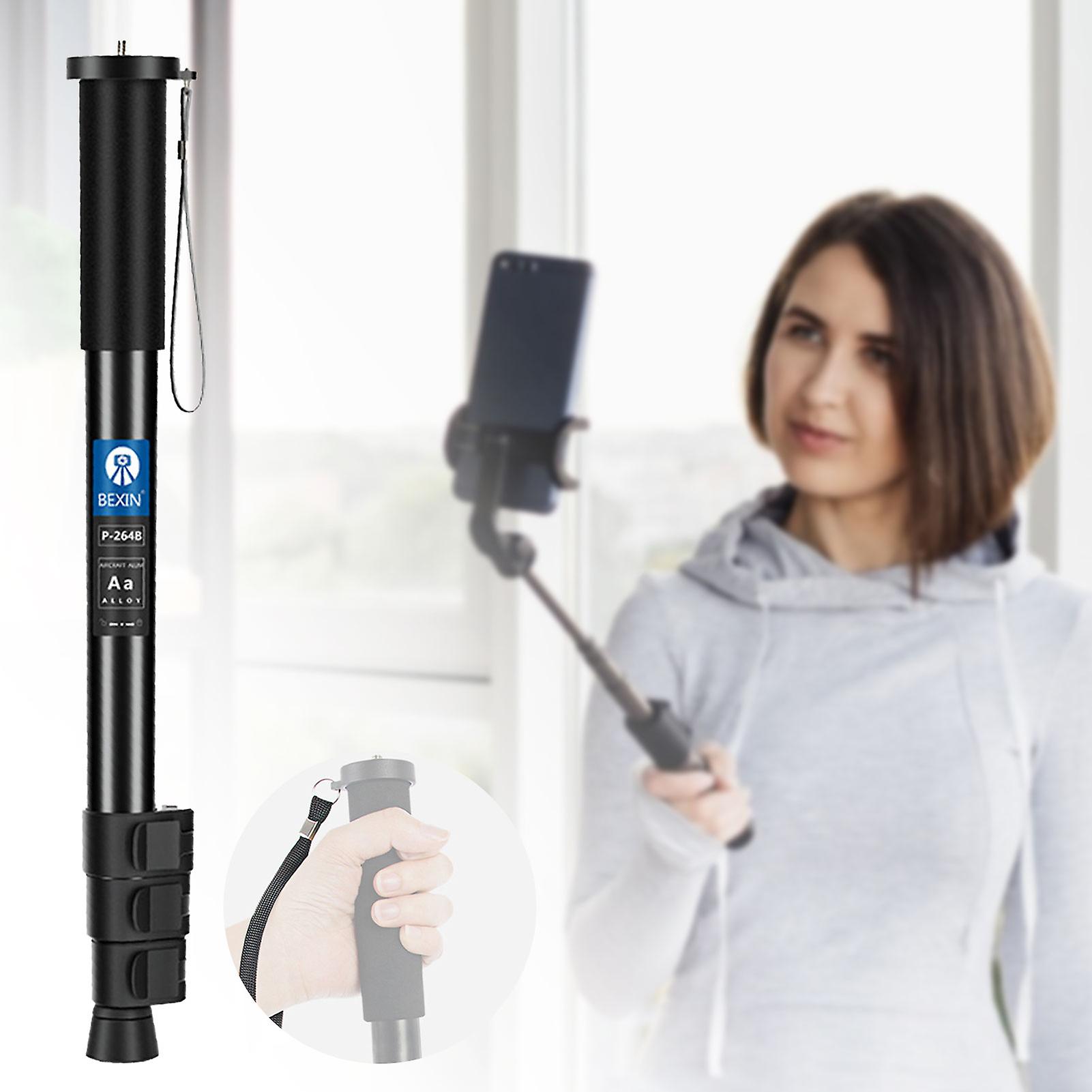 Telescopic Camera Monopod with Detachable Tripod Stand Base for Cameras ...