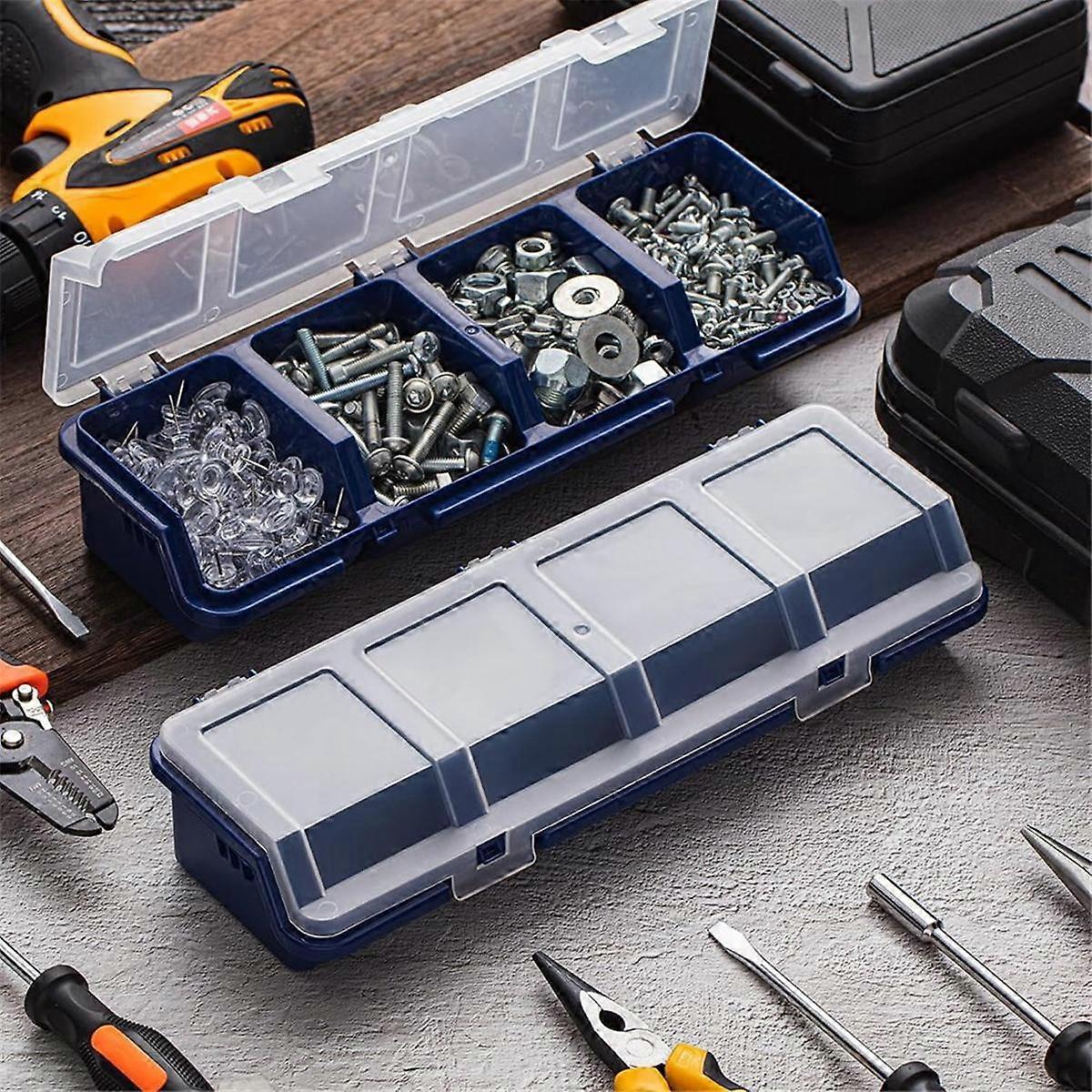 Mini Screw Parts Box Storage Case Recycled Material 400.0g Blue | Fruugo UK