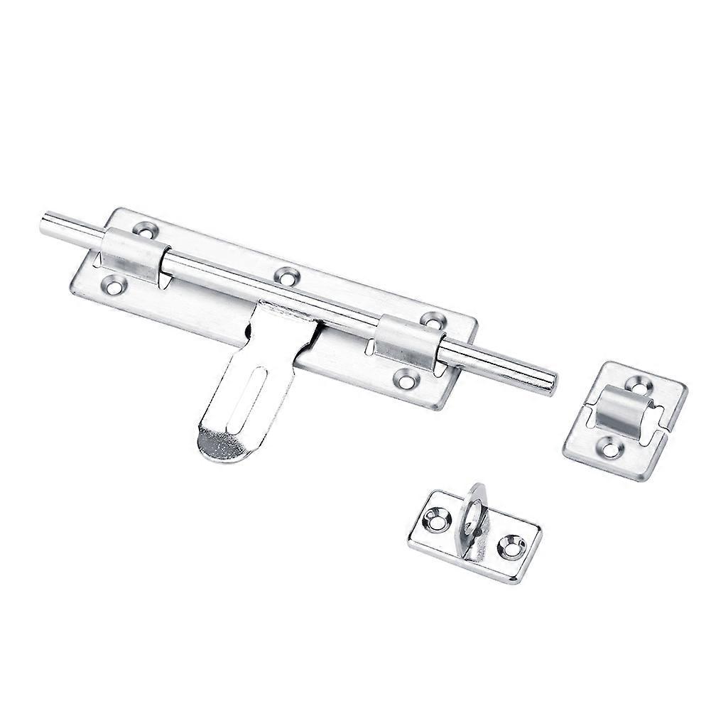 1pc 8inch Stainless Steel Security Home Door Bolt Padlock Sliding ...