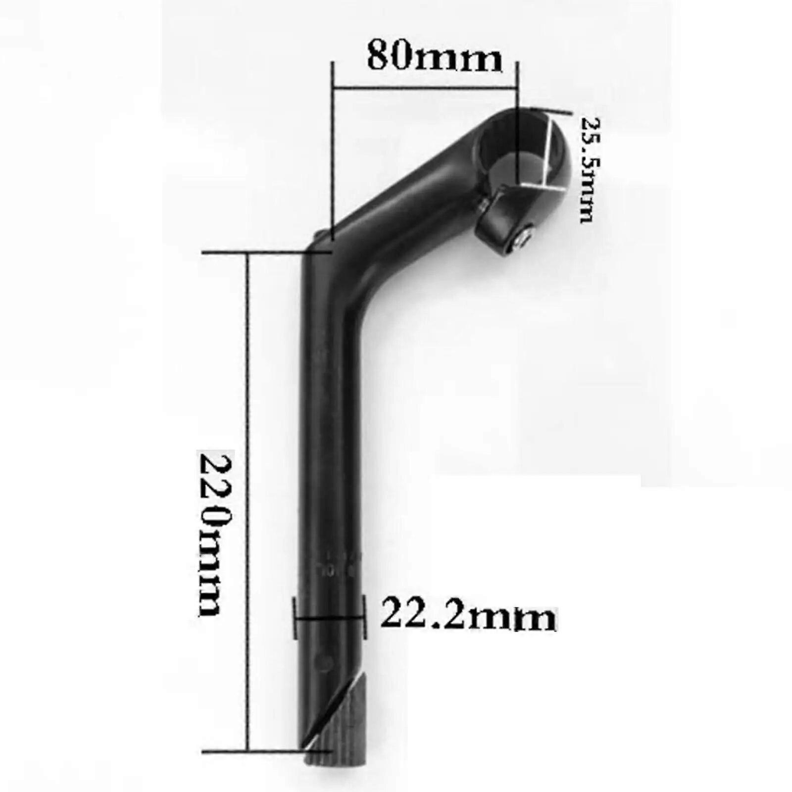 Handle Bar Stem 22 2mm Frame Gooseneck Riser Stem for Comfort Bikes ...