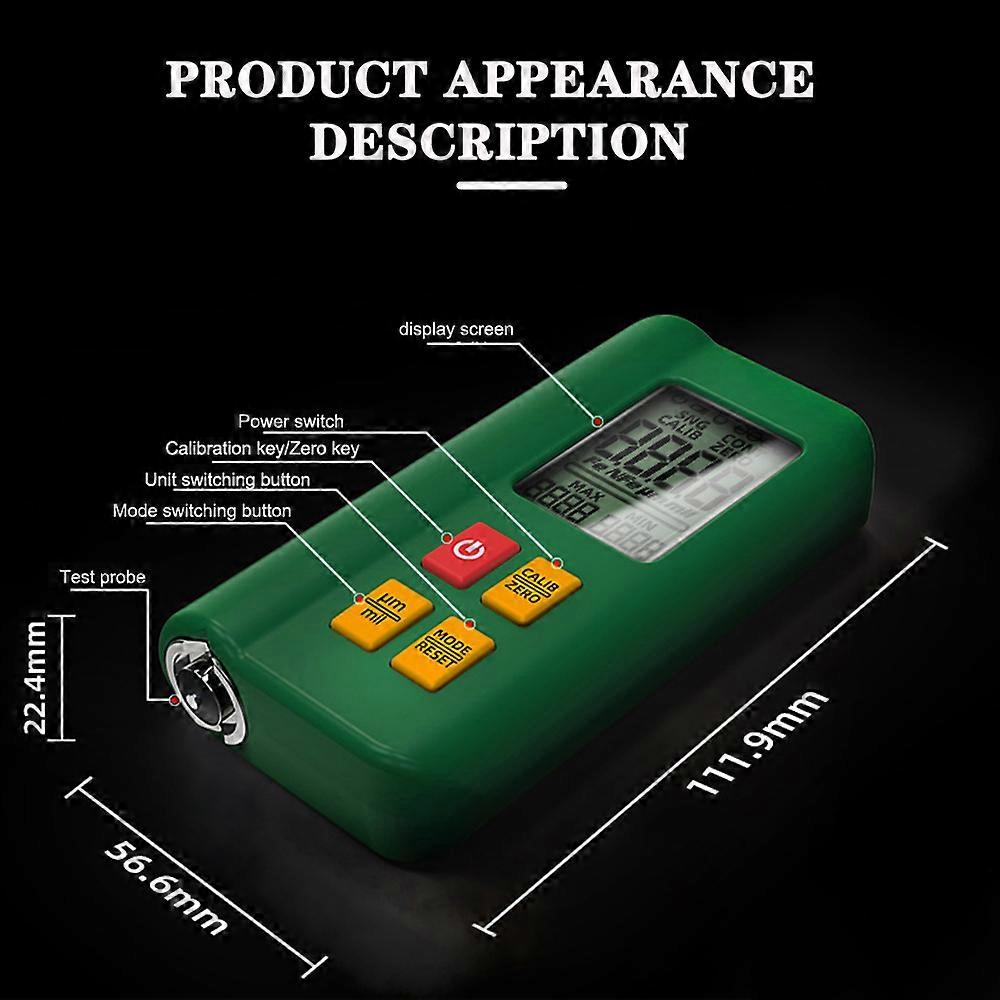Car's Coating Thickness Tester High-precision Paint Film Detector for ...