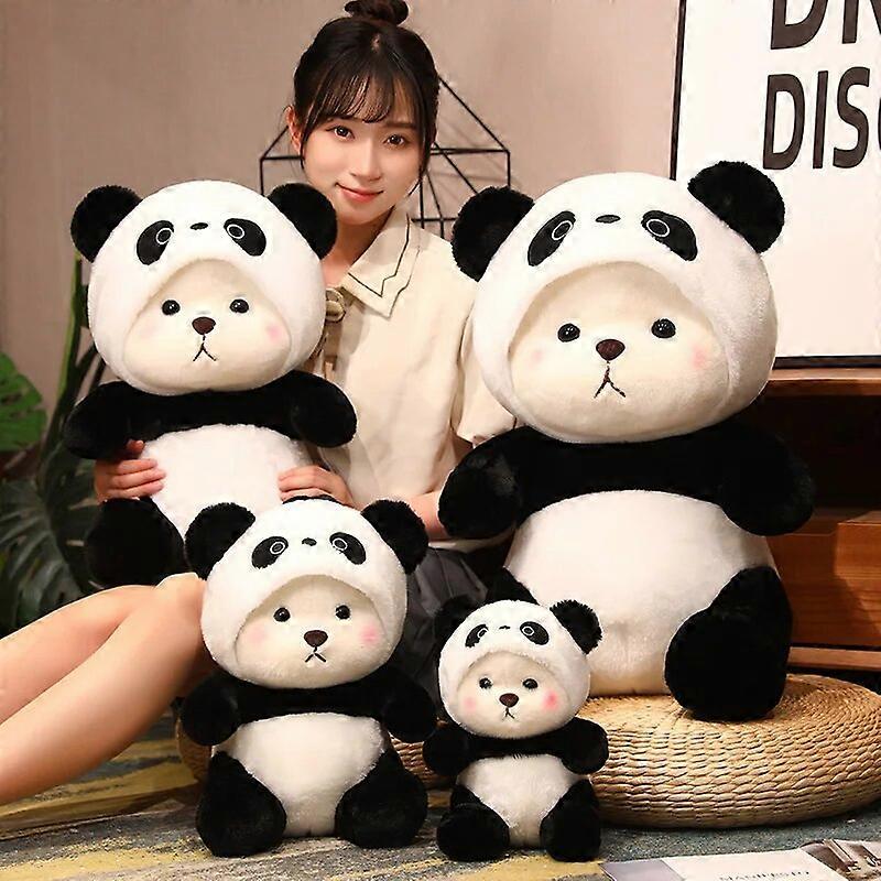 26-60cm Giant Teddy Bear Cosplay Panda Doll Plush Toy Kawaii Hooded ...