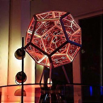 LED Art Lamp USB Charging Adjustable Color Decor Night Lamp Infinity ...