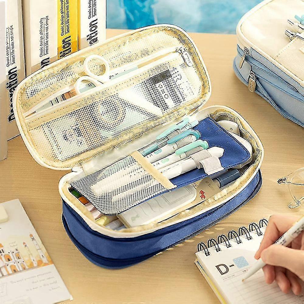 Large Pencil Case Pencil Pouch Can Expand Pencil Bag Large Storage ...