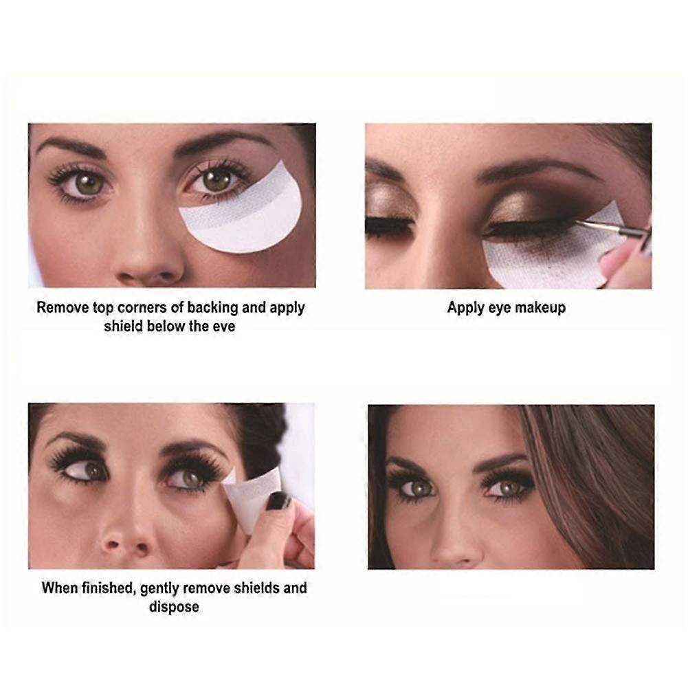100pcs Disposable Makeup Eye Pad Sticker Eye Shadow Stickers Grafted ...