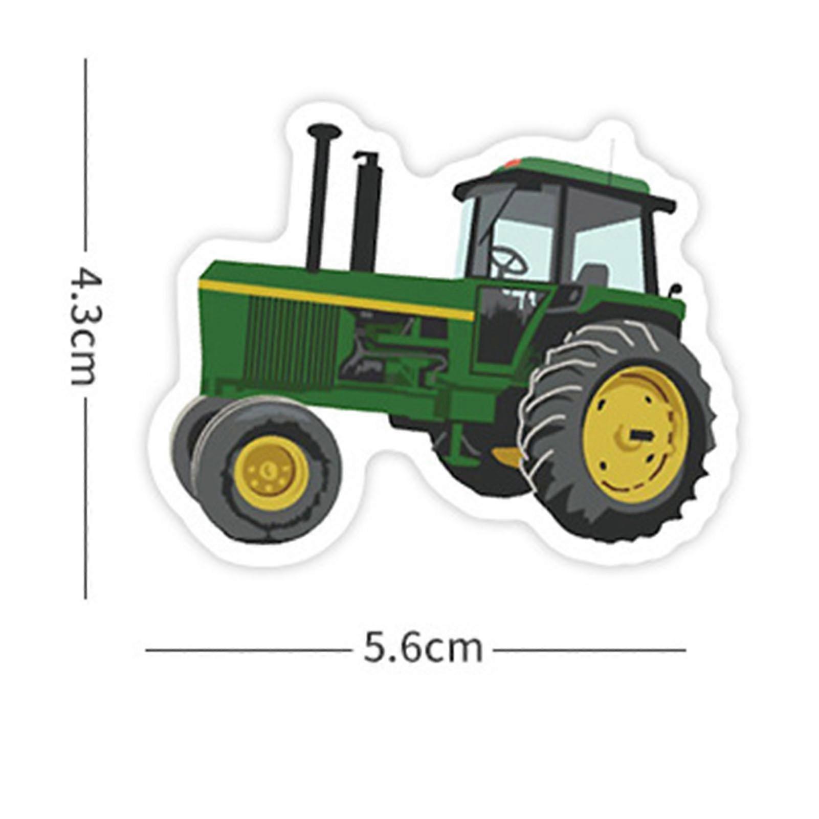 60Pcs Farm Tractor Graffiti Stickers Waterproof Rich Patterns Vinyl ...