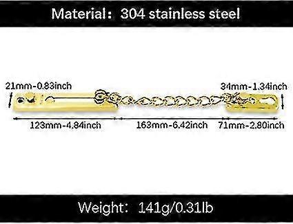 Door Chain Stainless Steel Security Chain Lock, Gold Door Chains ...