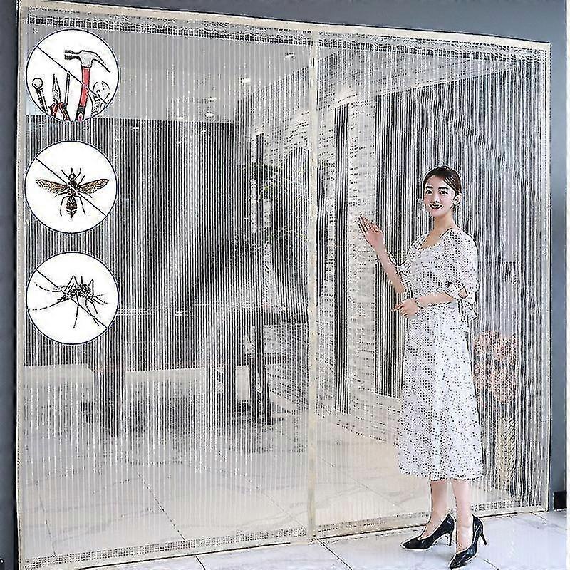 Strong Magnetic Door Curtainanti-mosquito And Insect-proof Automatic ...