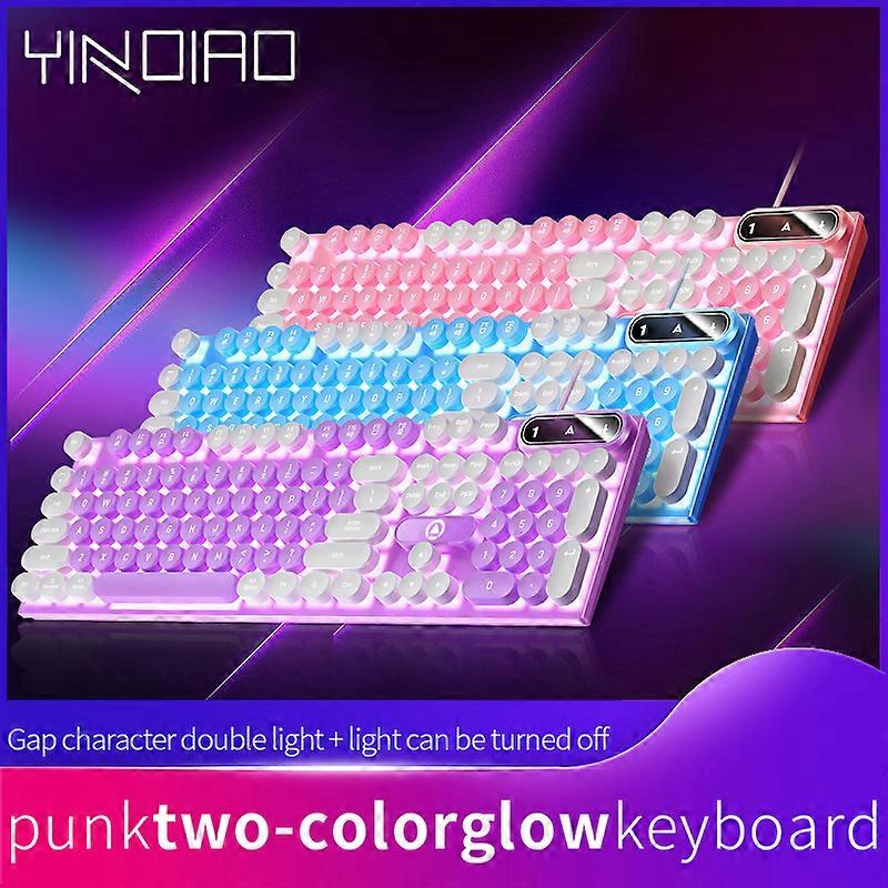 RGB Gamer Keyboard Gaming Backlit Keyboard NOT Mechanical USB Wired 104 ...