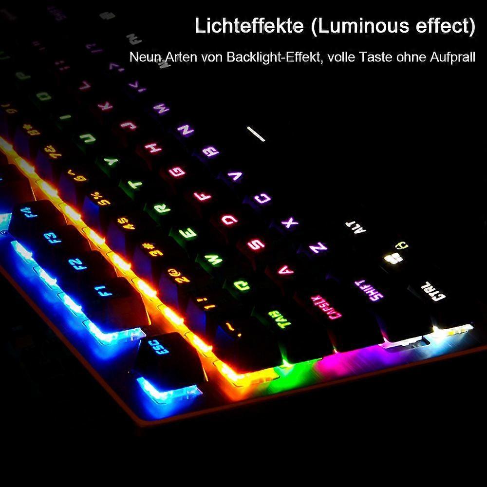 Gaming Keyboard Wired Floating Keyboard Ergonomic Water-Resistant ...