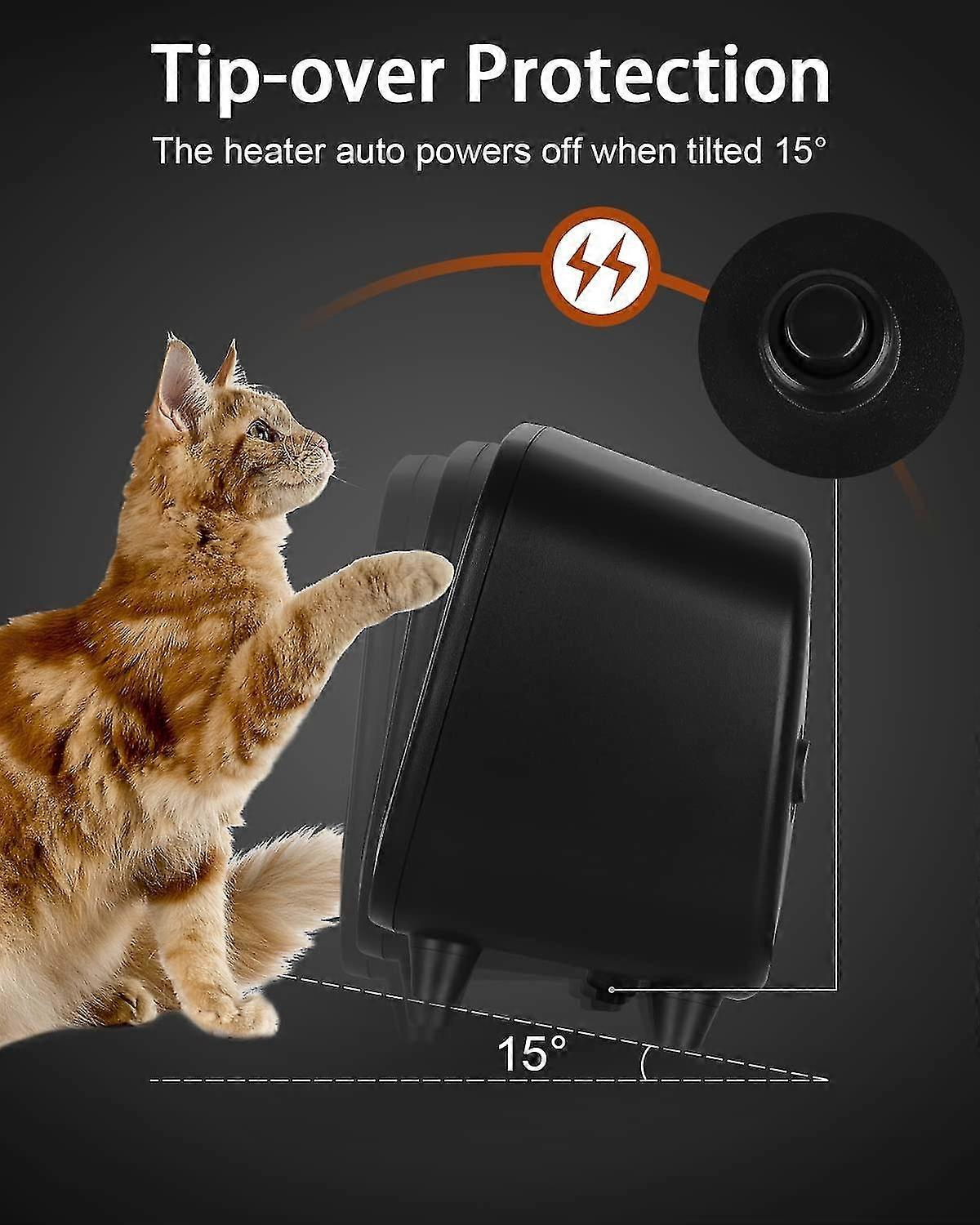 Mini Electric Heater, Fan Heater With Overheating & Tip-over Protection ...