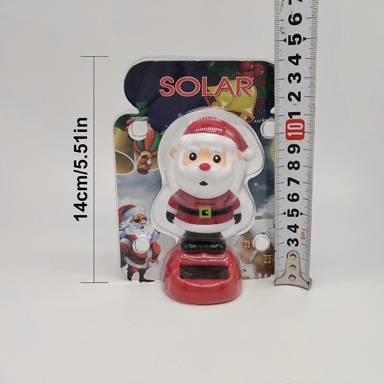 Solar Power Santa Claus Toy Automatic Santa Swing Ornament Christmas ...