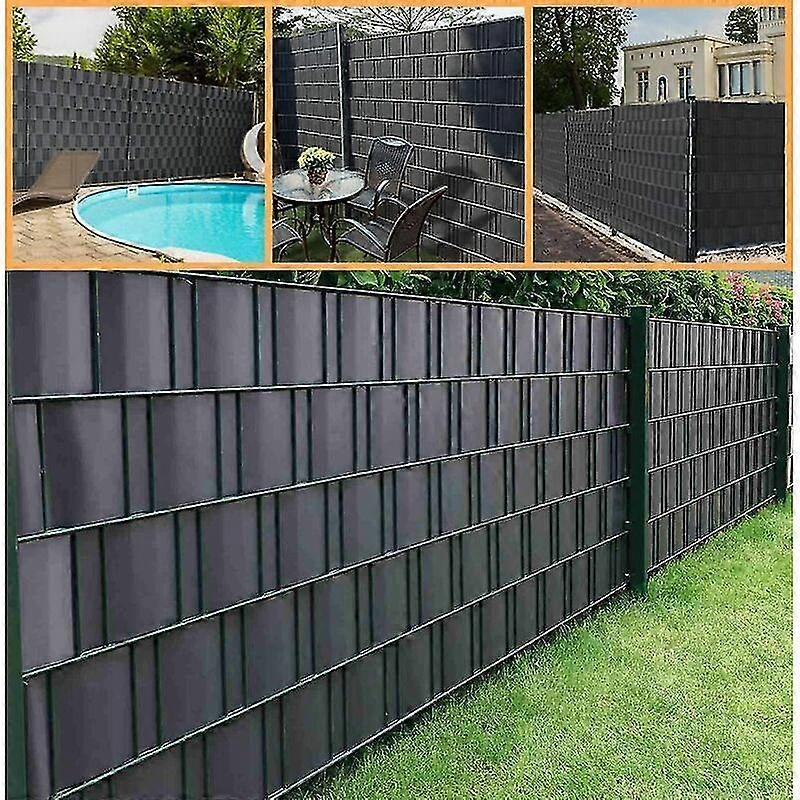 Privacy Fence Strips 35M X 19Cm With 20 Clips, Pvc Privacy Fence Sheet ...