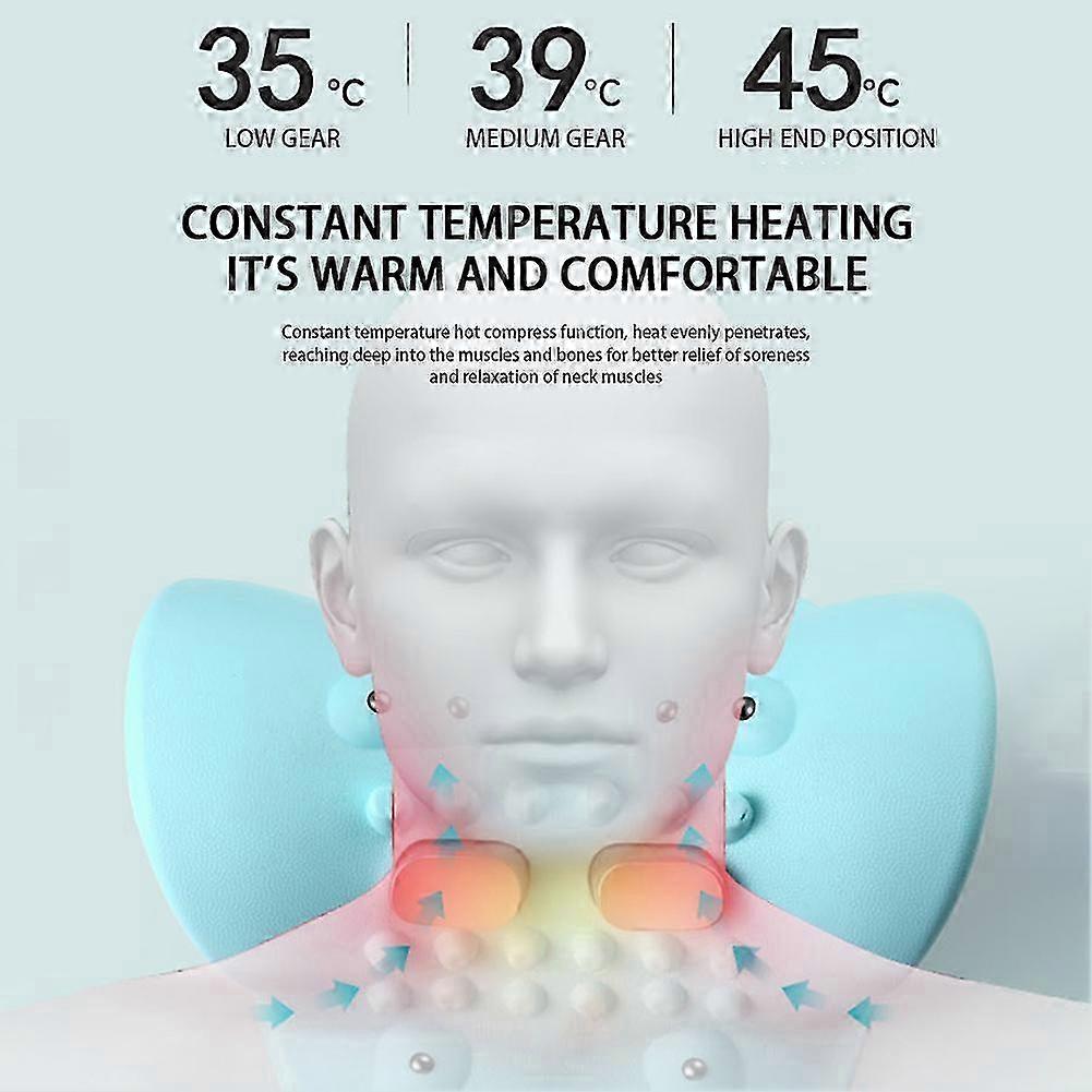 EMS Heat Therapy Shoulder and Neck Massager for Men Women - Cervical ...