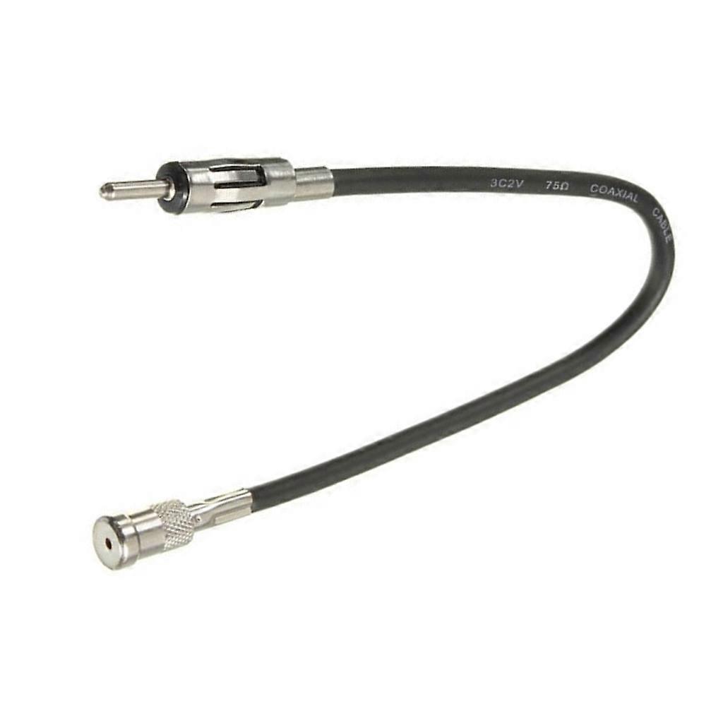 Car Radio Stereo ISO to DIN Male Aerial Antenna Extension Cable Adapter ...