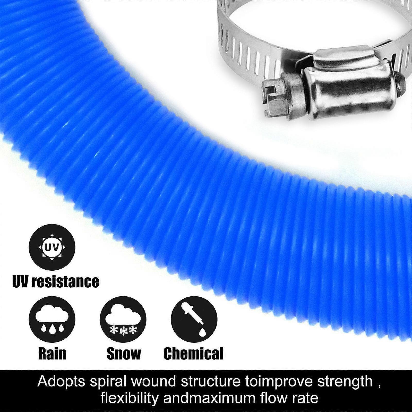 Brand New 2Pcs Tube Hose Clamps Kit Replacement for Ground Swimming ...