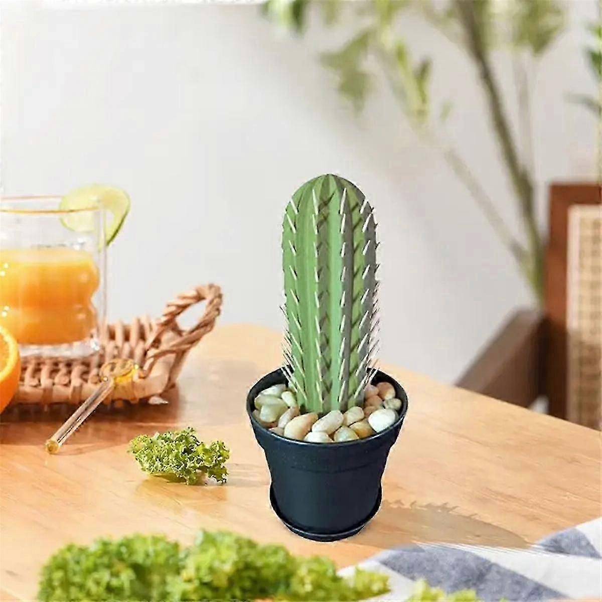 Cactus Toothpick Dispenser 3d Printed Cactus Toothpick Holder For House ...