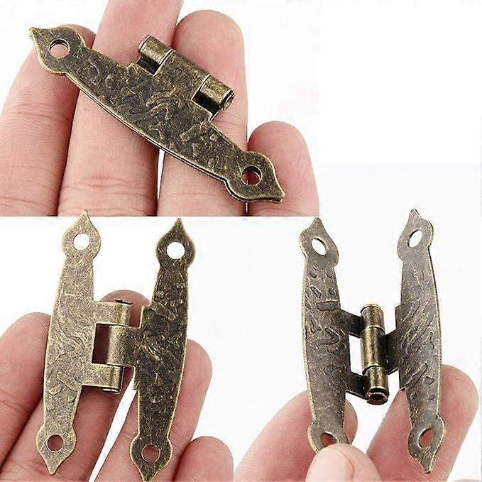 20 Pcs Antique Hinges, Decorative Hinge, Cupboard Hinge for Cabinets ...