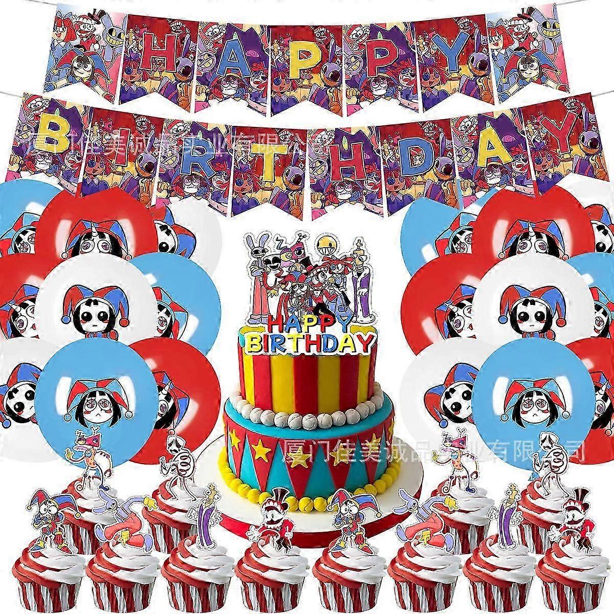 The Amazing Digital Circus Halloween Party Decoration The Amazing ...