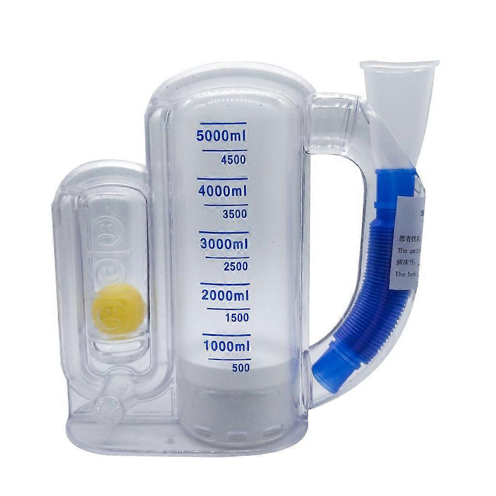 3000/5000 Volumetric Deep Breathing Lung Exerciser Incentive Spirometer ...