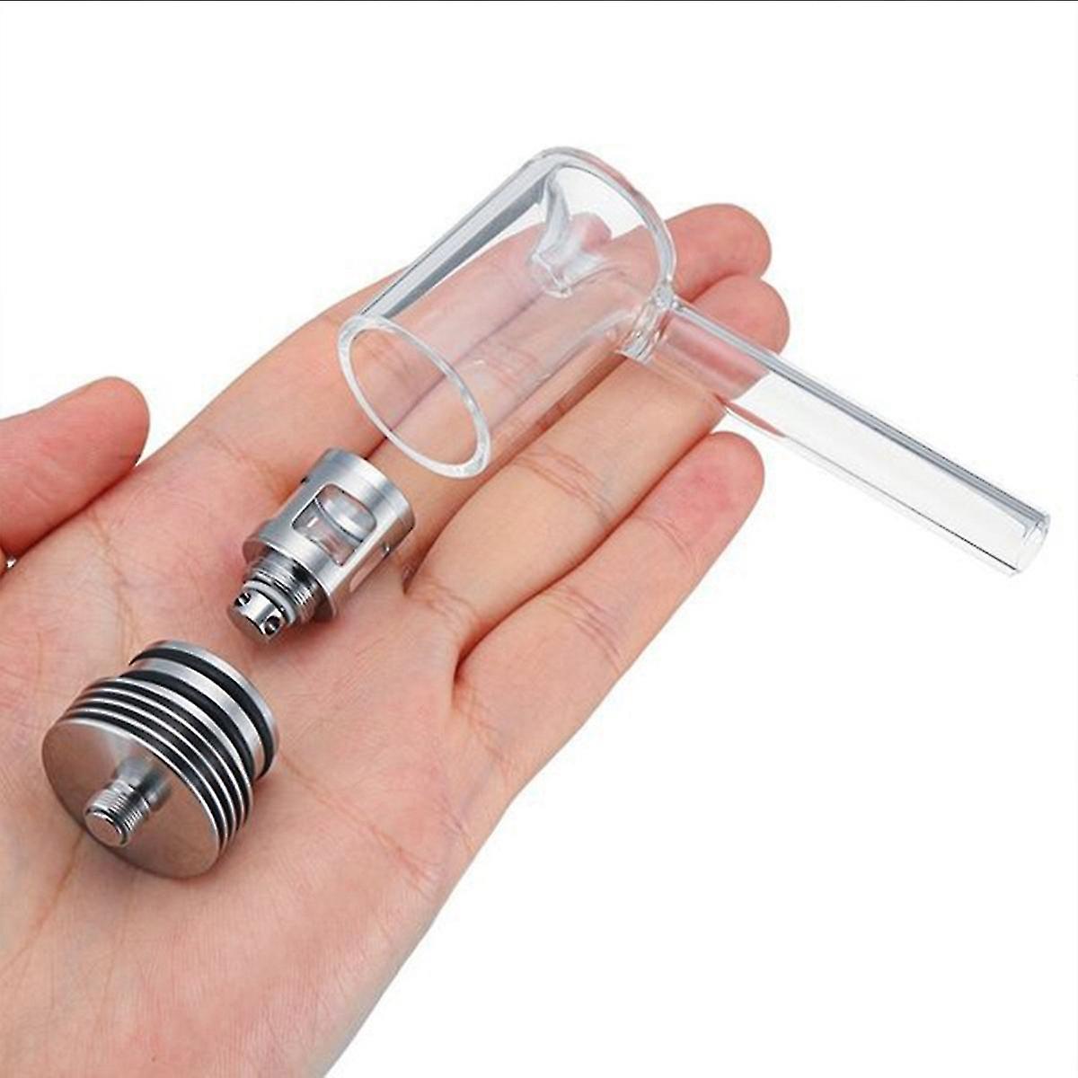 510 Motar Glass Attachment For Wax Quartz Glass Tank Quartz Coil-less ...
