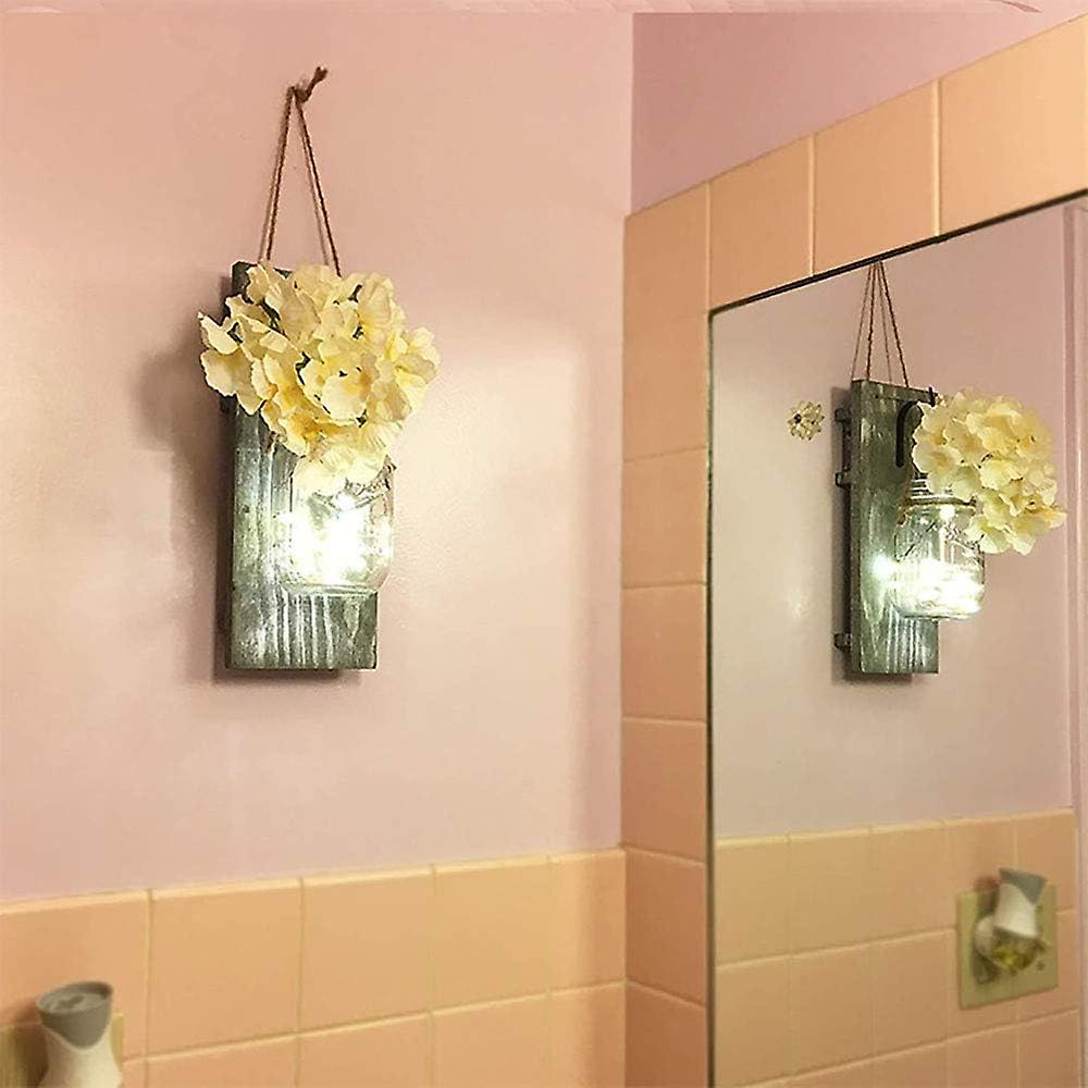 Rustic Wall Lights, Rustic Led Fairy String Light Home Decor Vintage ...