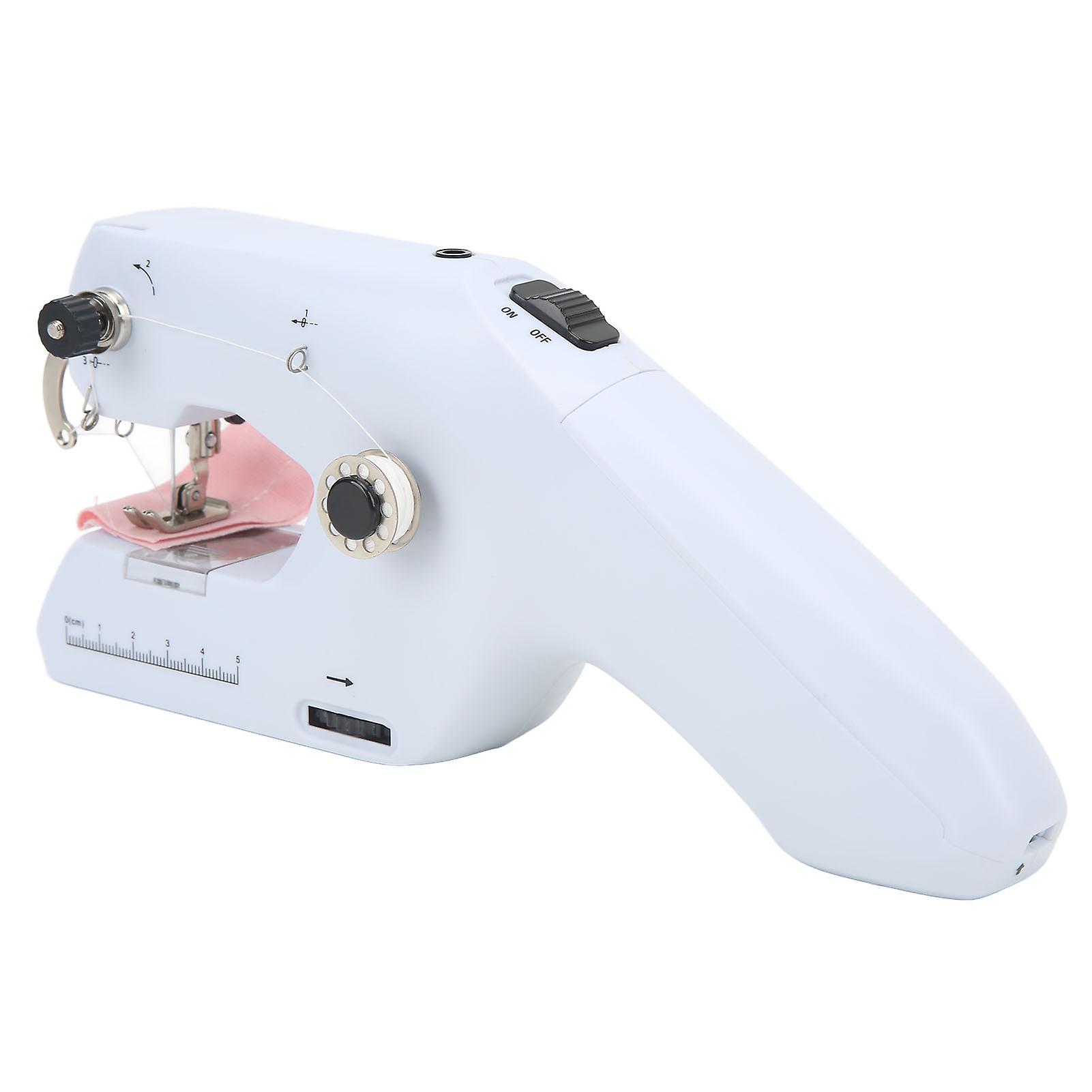 Handheld Sewing Machine Portable Electric Dual Line Sewing Machine With ...