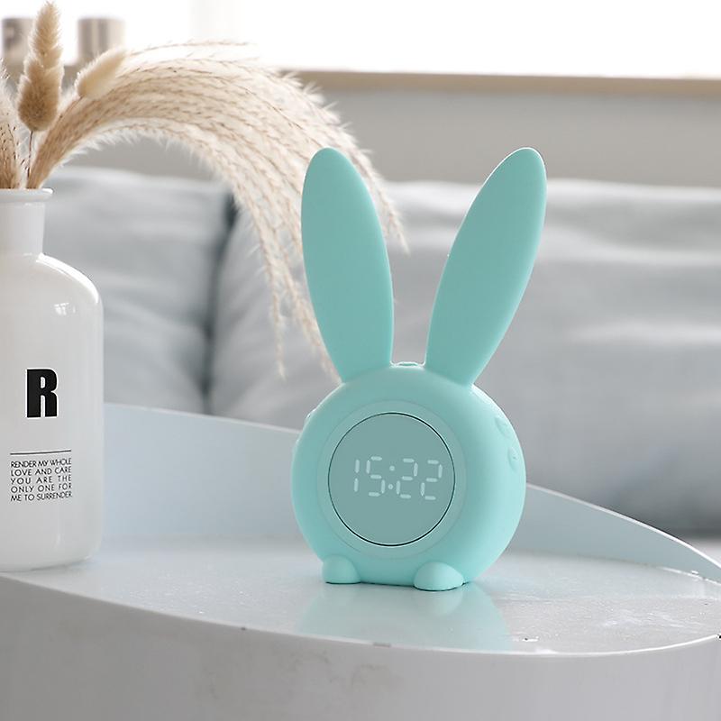 1 Piece Rabbit Alarm Clock Light Up Baby Alarm Clock Kids Alarm Clock ...