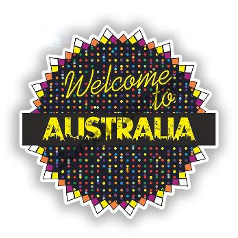 Australia Flag Vinyl Decal Sticker Australian Map Kangeroo Stickers Car ...