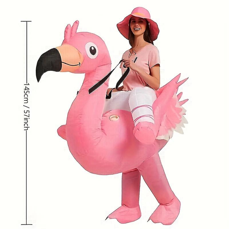 Inflatable Costume Flamingo Costume Adult Ride On Flamingo Inflatable ...