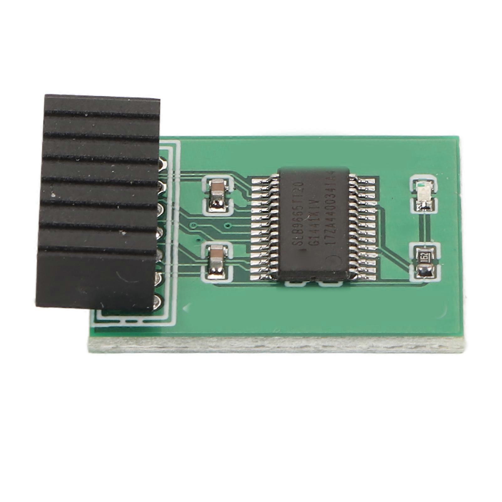 TPM 2.0 Module LPC Interface Stable Chipset High Safety Durable Material 14Pin LPC Module for ...