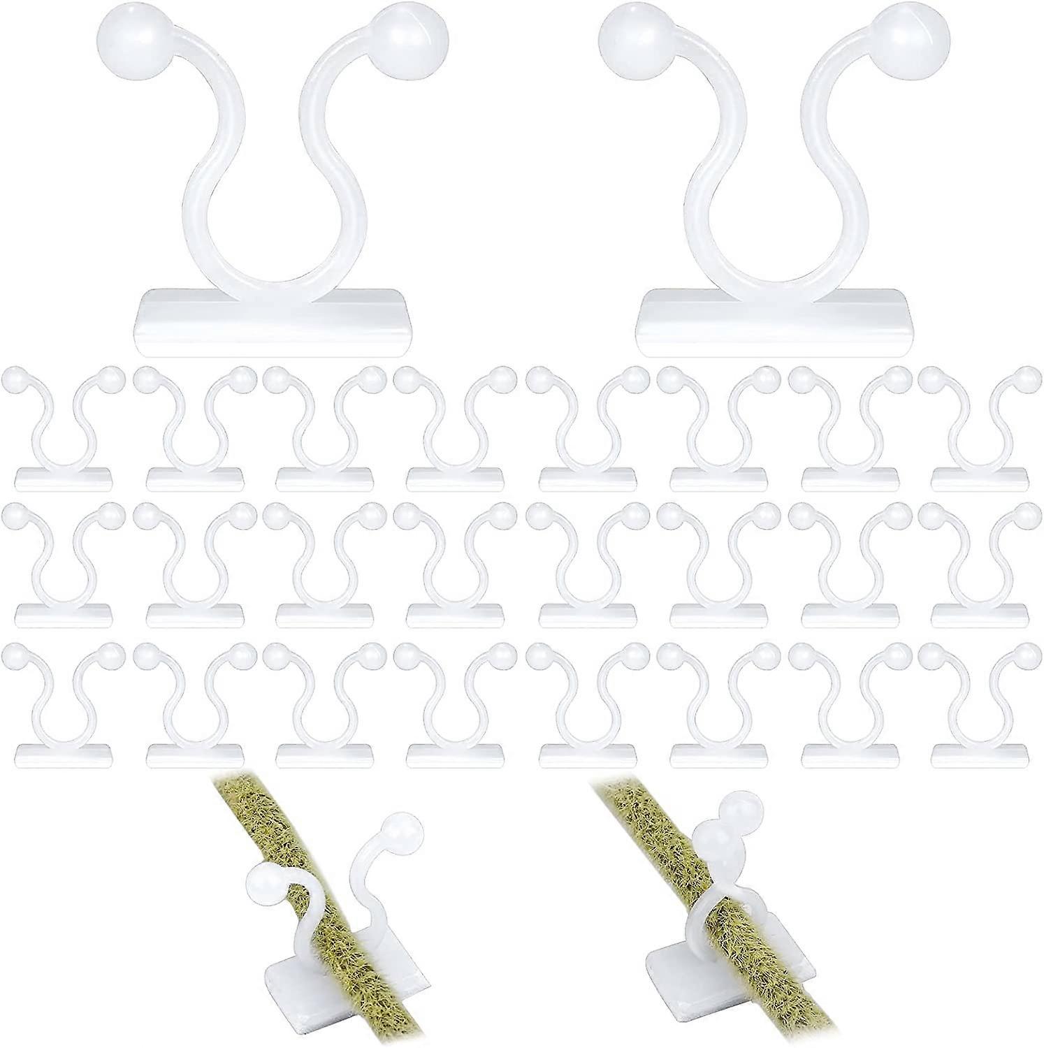 100 Pieces Plant Clips, Plant Climbing Clips, Self-Adhesive Vine Wall ...