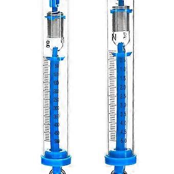 Spring Scale, 10 Pack 5N Transparent Spring Balance Hanging Tube Spring ...