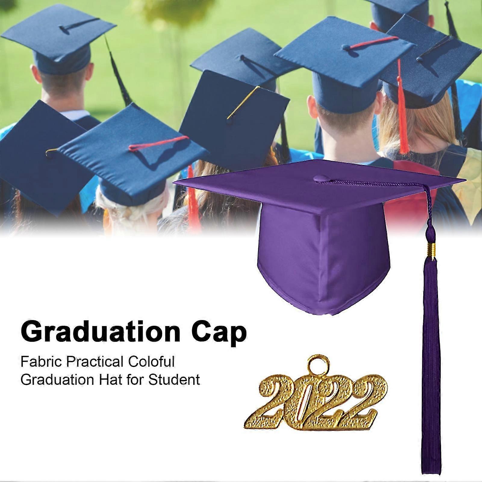 Memorable Eye-catching Graduation Cap Fabric Practical Coloful ...