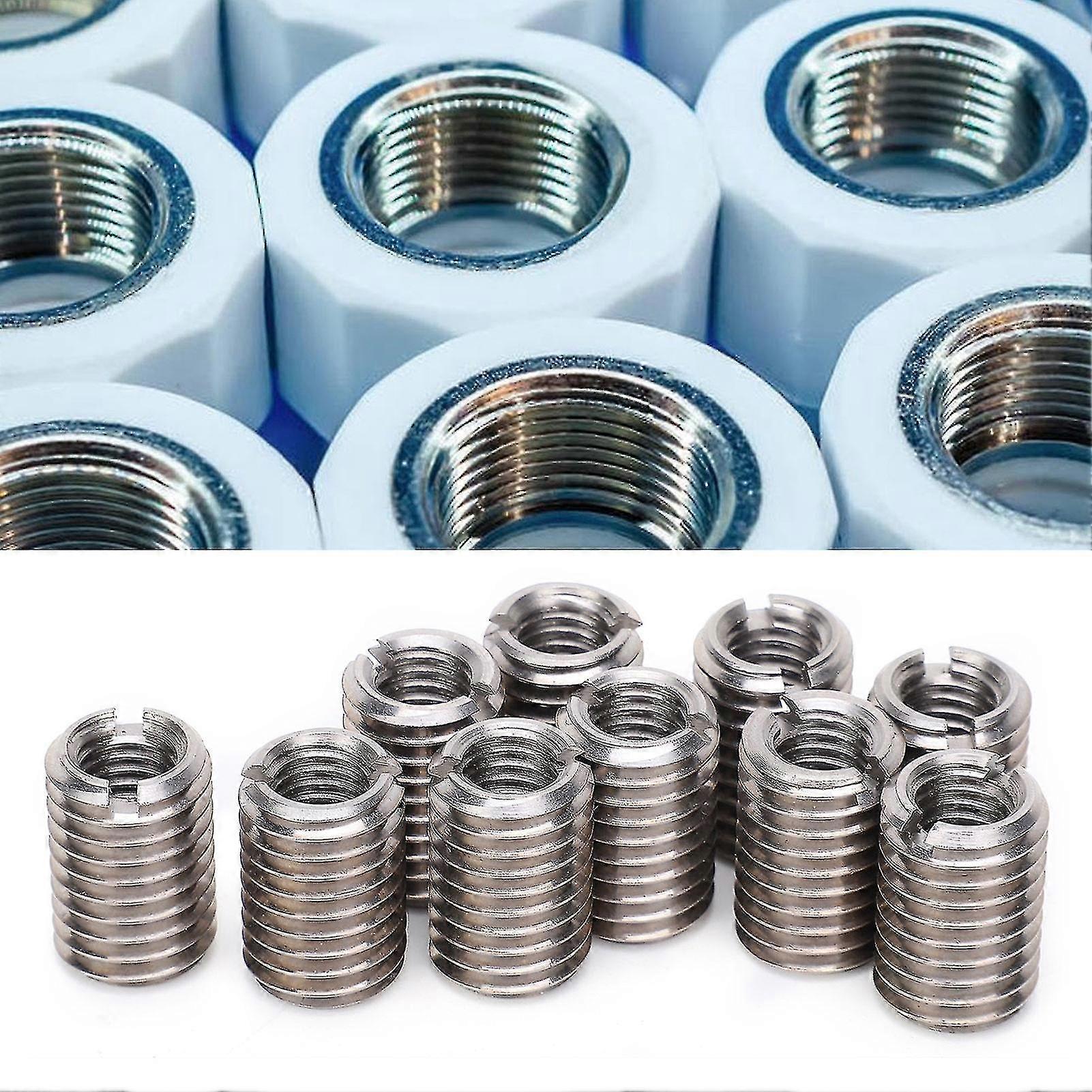 10pcs Reducer Nut Stainless Steel Repair Sleeve M8 Female And M12 Male ...