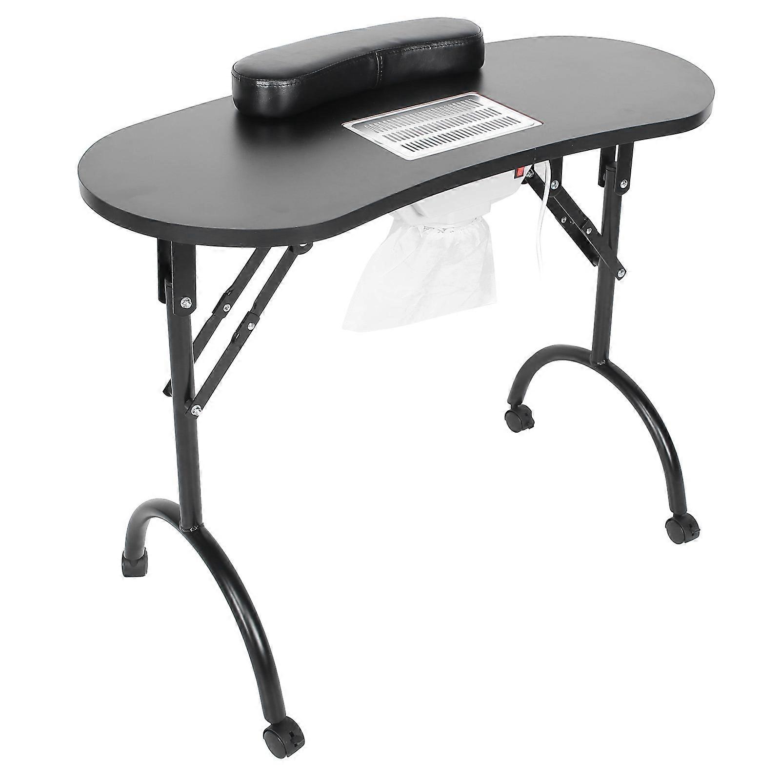 Portable Foldable Manicure Table Nail Art Table with Built in Dust ...