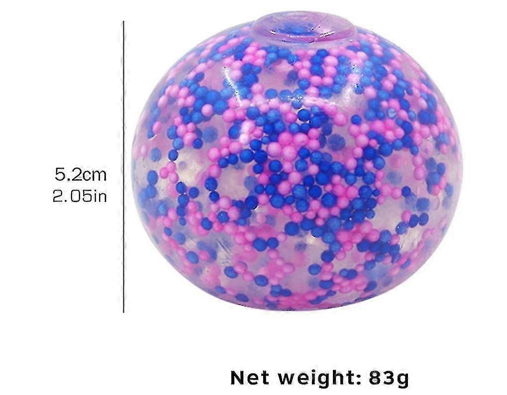 Anti-stress Ball Sensory Squeeze Ball, Colorful Fidget Ball Toy Squishy ...