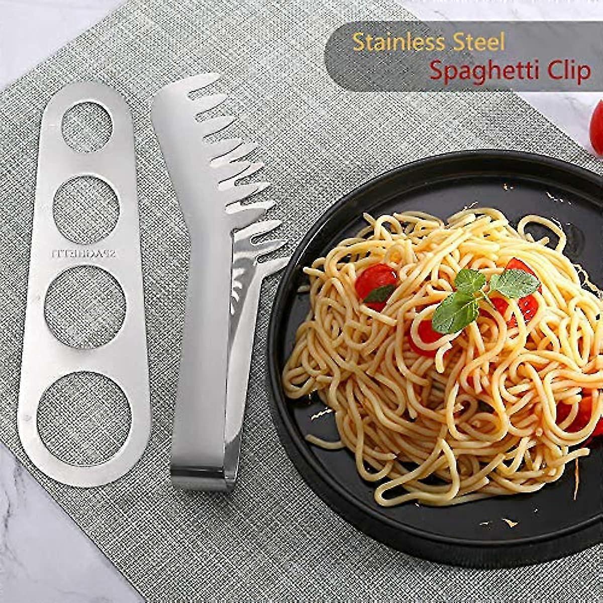 Pasta Serving Tongs, 20.5cm, Stainless Steel Spaghetti Tongs, Stainless ...