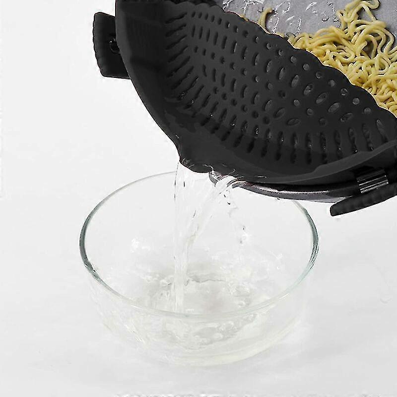 New Universal Clip On Strainer Silicone Clip-on Strainer For Pots And ...