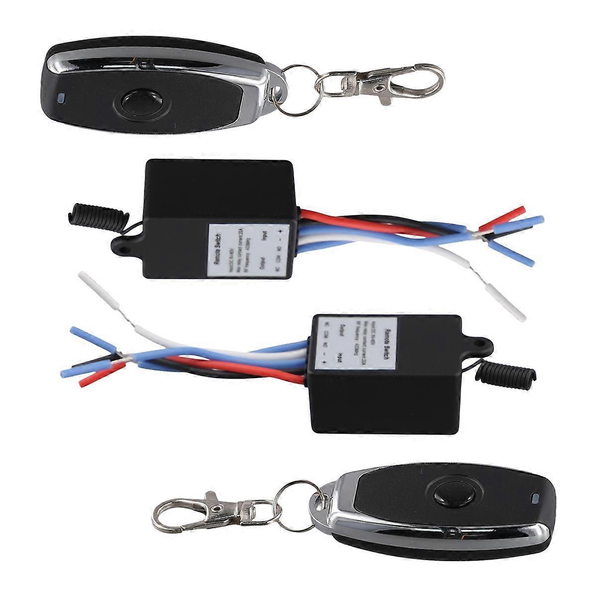 433Mhz Universal Wireless Remote Control Switch DC 12V 24V 1CH Relay ...