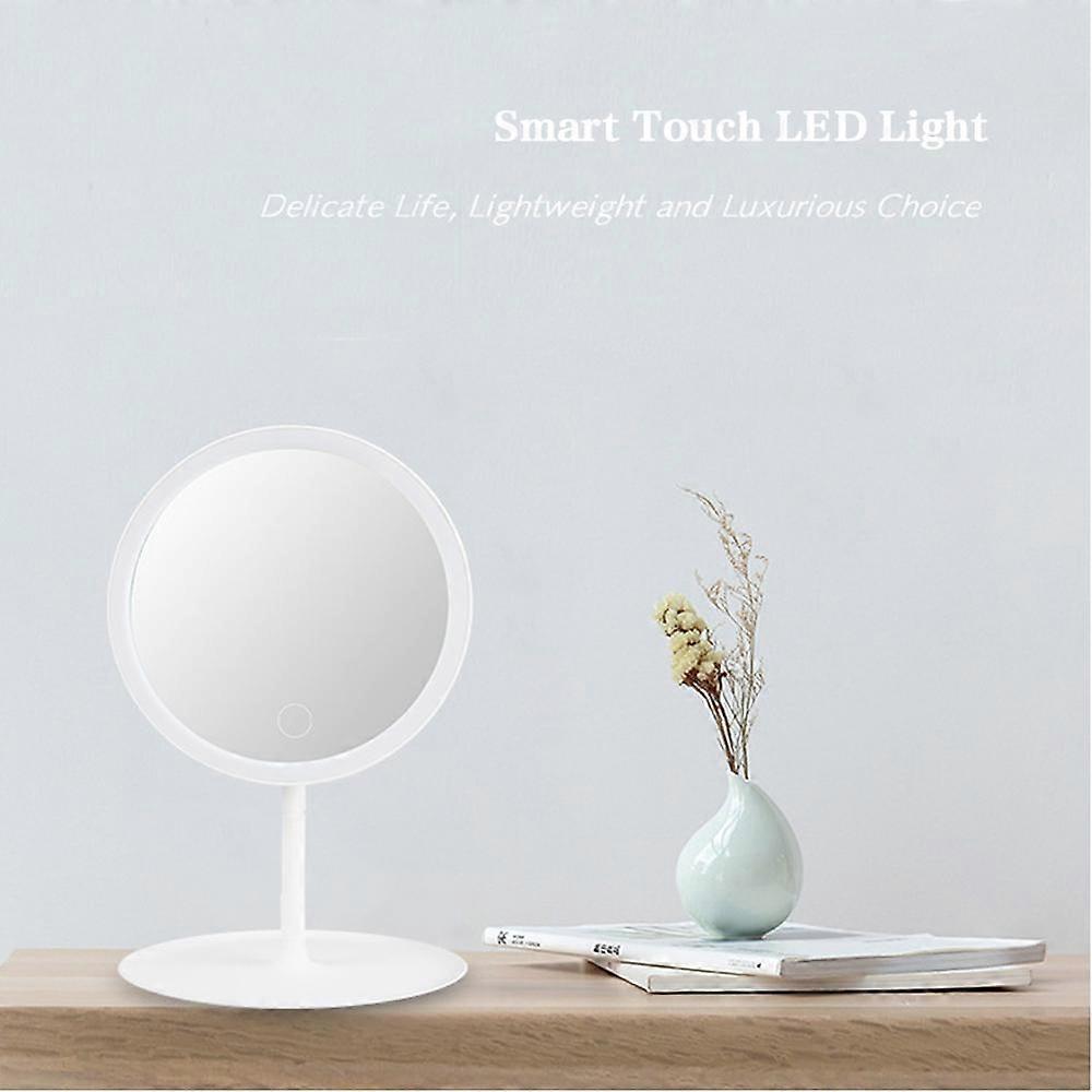 Makeup Mirror With Light White LED Daylight Vanity Mirror Detachable ...