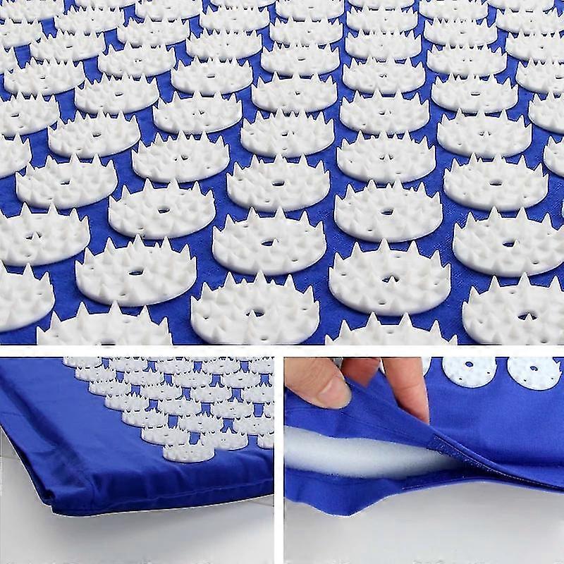 62*38cm Massager Cushion Massage Mat Acupressure Relieve Back Body Pain ...