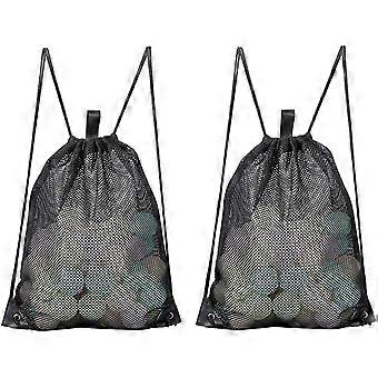 Mesh Drawstring Bag Heavy Duty Drawstring Backpack Mesh Bags Sports ...