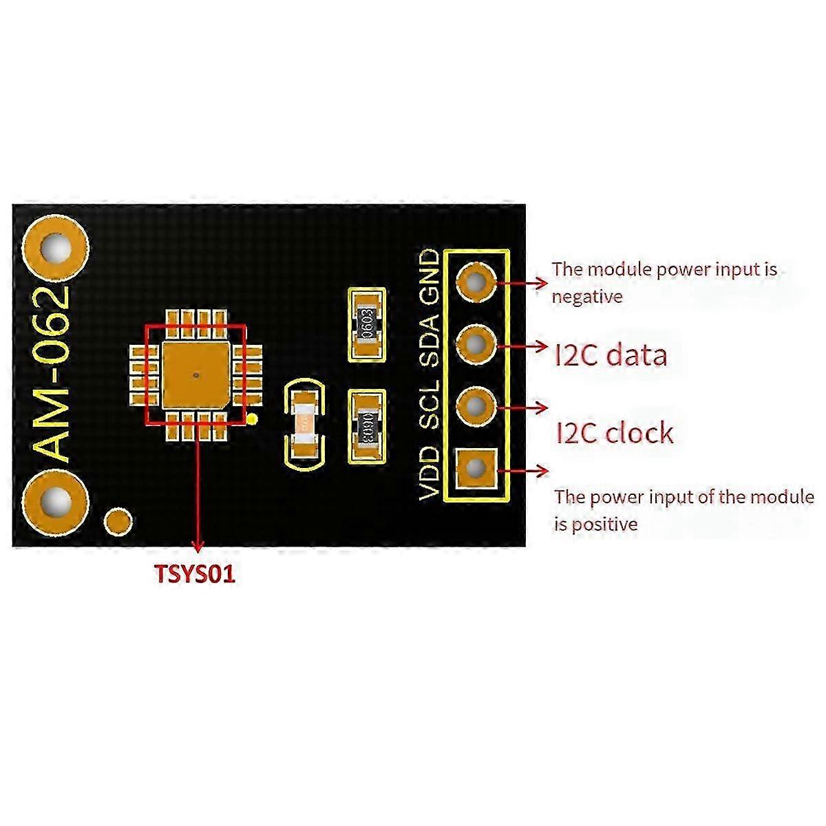 Tsys01 Digital Temperature Sensor I2c Interface Sensor Multifunction ...